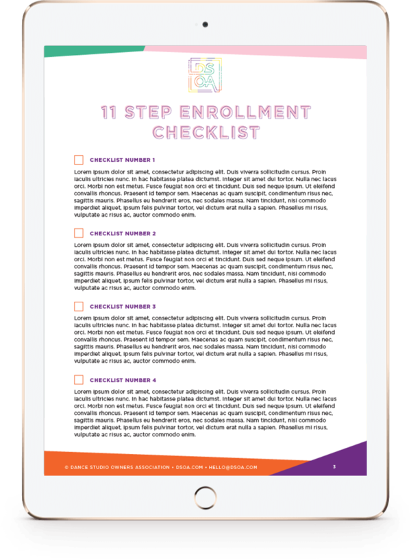 Student Attraction and Retention: Launch Curriculum | Dance Studio ...